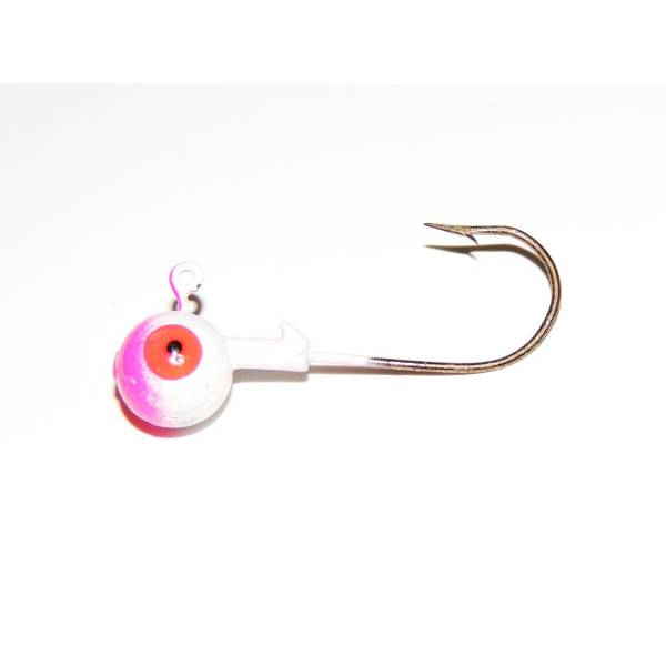 Kalin's Pink & White Roundhead Jig, 1/4 oz - RH14-4 | Blain's Farm & Fleet