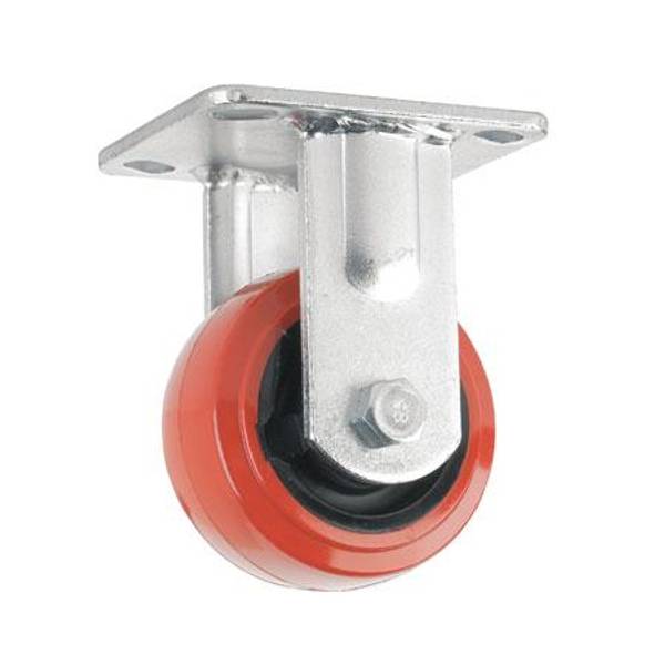 Titan Casters 600 lb 4" Rigid Polyurethane Caster - 4142655T | Blain's ...
