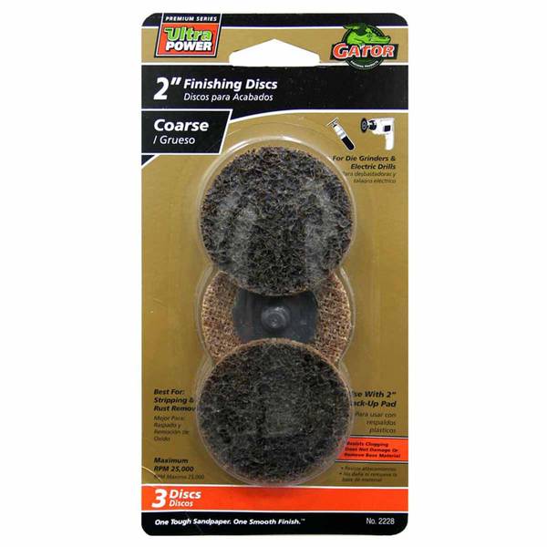 Gator Finishing Discs 3 Pack, Coarse - 2228 | Blain's Farm & Fleet