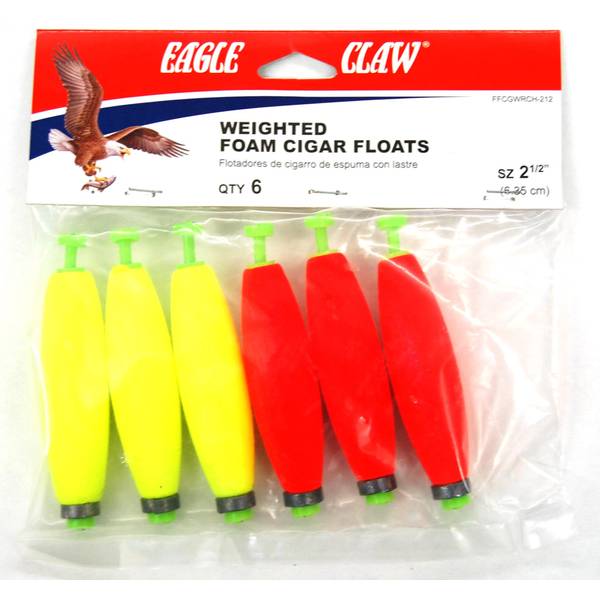 Eagle Claw 1" Foam Round Weighted Floats, 2.5" - FFCGWRCH-212 | Blain's Farm & Fleet