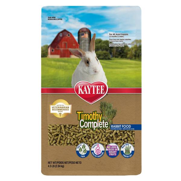 Kaytee 4.5 lb. Timothy Complete Rabbit Food - 100213639 | Blain's Farm ...