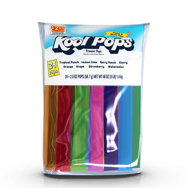 Kool Pops 24-Count 2 oz Freezer Pops - 719252 | Blain's Farm & Fleet
