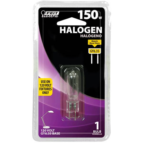 FEIT Electric 150-Watt Halogen GY6.35 Base Bulb - BPQ150T4/JCD- | Blain ... FEIT Electric 150-Watt Halogen GY6.35 Base Bulb - BPQ150T4/JCD- | Blain ...