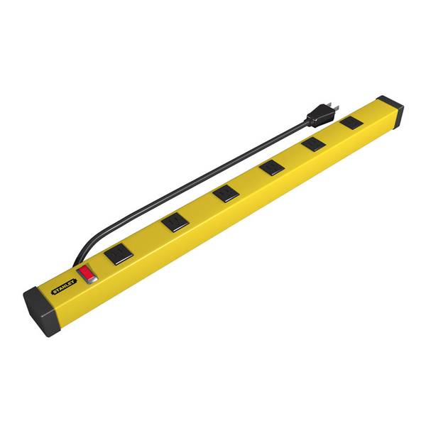 Stanley Metal Power Bar, 6-Outlet - 31613 | Blain's Farm & Fleet