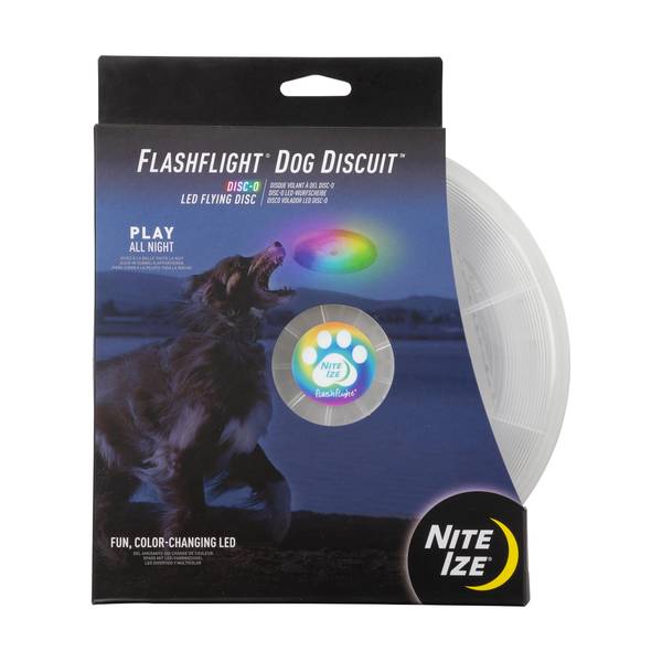 Nite Ize Flashflight Dog Discuit LED Flying Disc - FFDD-07-R8 | Blain's ...