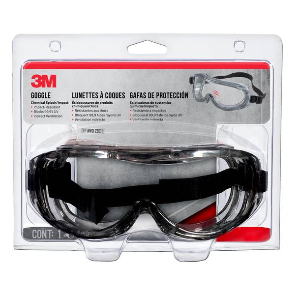 3M Chemical Splash Professional Goggles - 91264-80025T-R | Blain's Farm ...