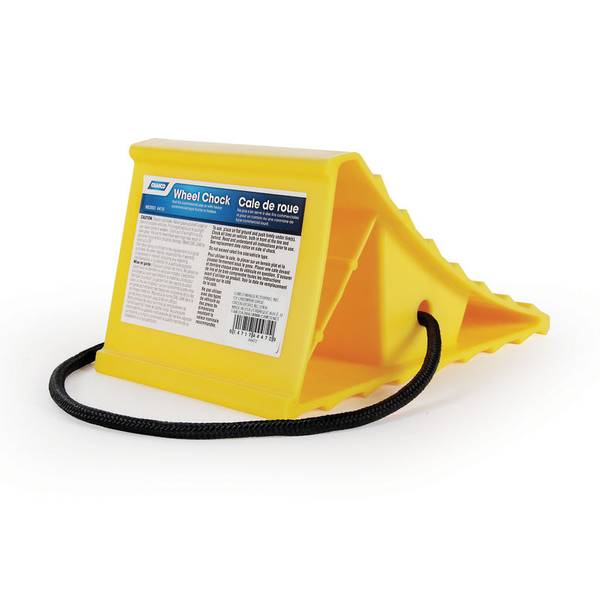 Camco Wheel Chock with Rope - 44472 | Blain's Farm & Fleet
