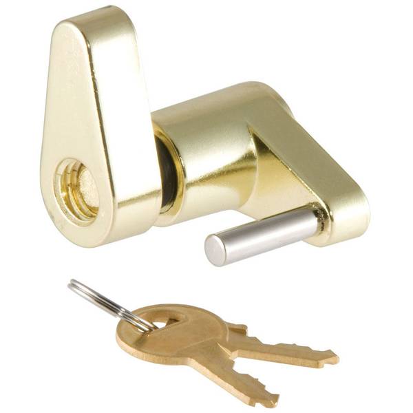 CURT Brass-Plated Coupler Lock - 23022 | Blain's Farm & Fleet